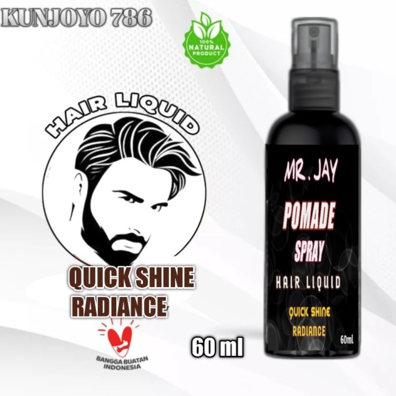 Jual Pomade Spray Pomade Cair Pomade Liquid Jaya Pomade 60Ml | Shopee ...