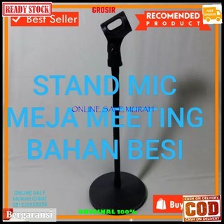 Jual G46 Stand mic meja full besi ORIGINAL 100% holder mik table ...