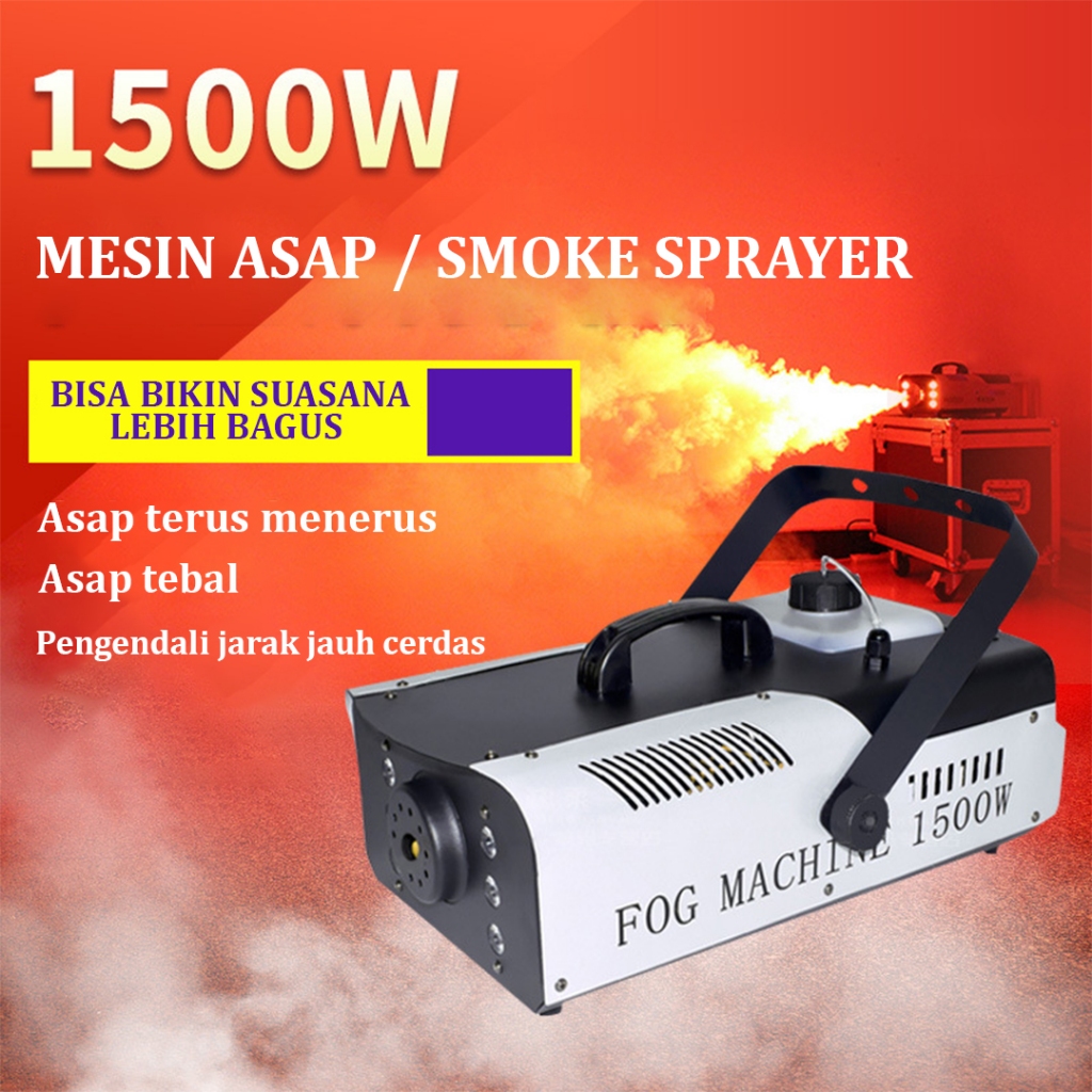 Jual Smoke Spayer 1500 Watt Fog Machine Mesin Asap Fogging | Shopee ...
