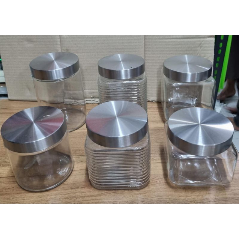 Jual Vita Stoples Toples Kaca Bahan Kaca Tebal Tutup Putar Stainless ...