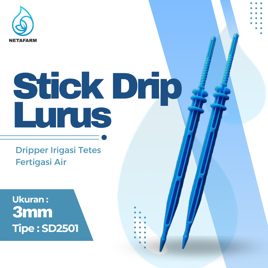 Jual Stick Drip Lurus 3 mm Dripper Irigasi Tetes Fertigasi Air SD2501 ...