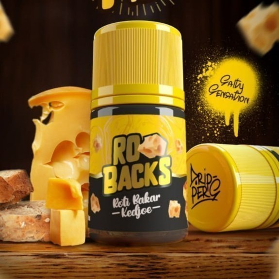Jual LIQUID ROBACKS V1 60ML ROTI BAKAR KEJU RO BACKS | Shopee Indonesia