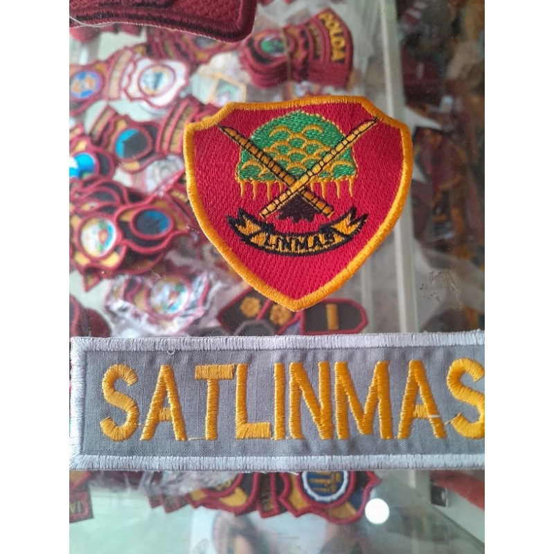 Jual logo linmas dan tulisan satlimas tidak timbul | Shopee Indonesia