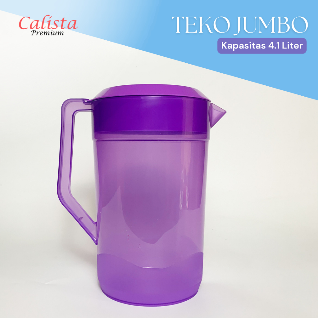 Jual Calista Teko Jumbo Full Color 4 Liter Teko Air/ Pitcher/ Teko Jus 4100 ml - Teko Jumbo 4.1 ...