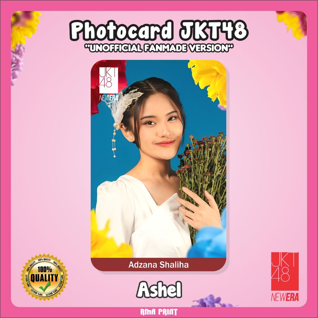 Jual PHOTOCARD JKT48 Unofficial Fanmade Flowerful | Shopee Indonesia