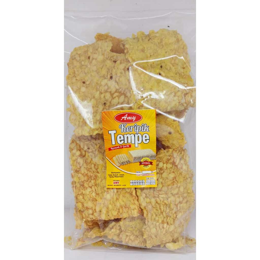 Jual KERIPIK TEMPE Malang "RIA/AMY" Original - Full Tempe | Shopee ...