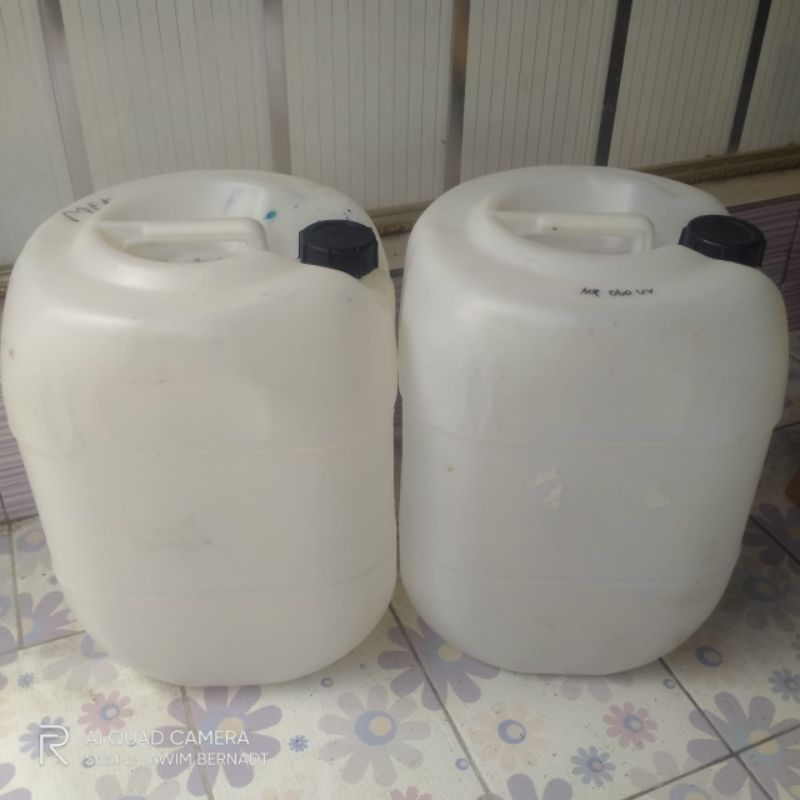 Jual jerigen 20 liter, jerigen plastik putih, jerigen kapsul, jerigen ...