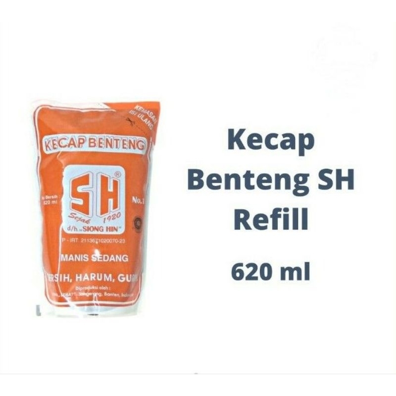 Jual Kecap Manis SH siong Hin benteng Tangerang Refill 620ml HALAL ...