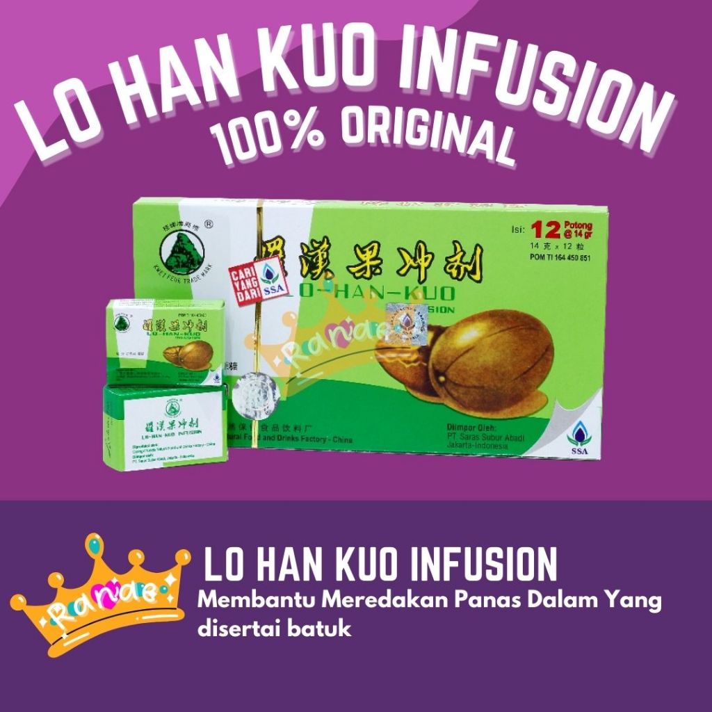 Jual promo PT Saras Subur Abadi lo han kuo Infusion / lohan kuo ...