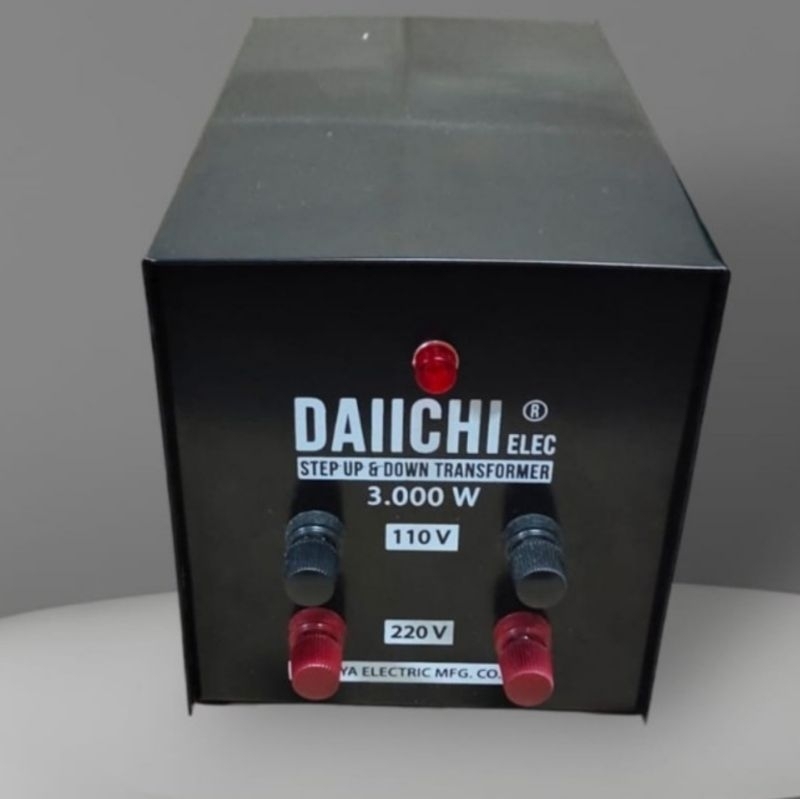 Jual trafo step up down trafo daichi 3000 watt 220v / 110v | Shopee ...
