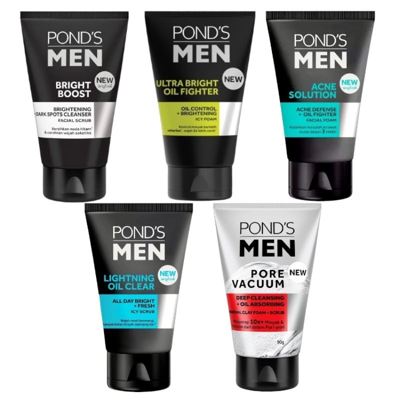 Jual PONDS MEN Face Wash 100G/90G | Shopee Indonesia