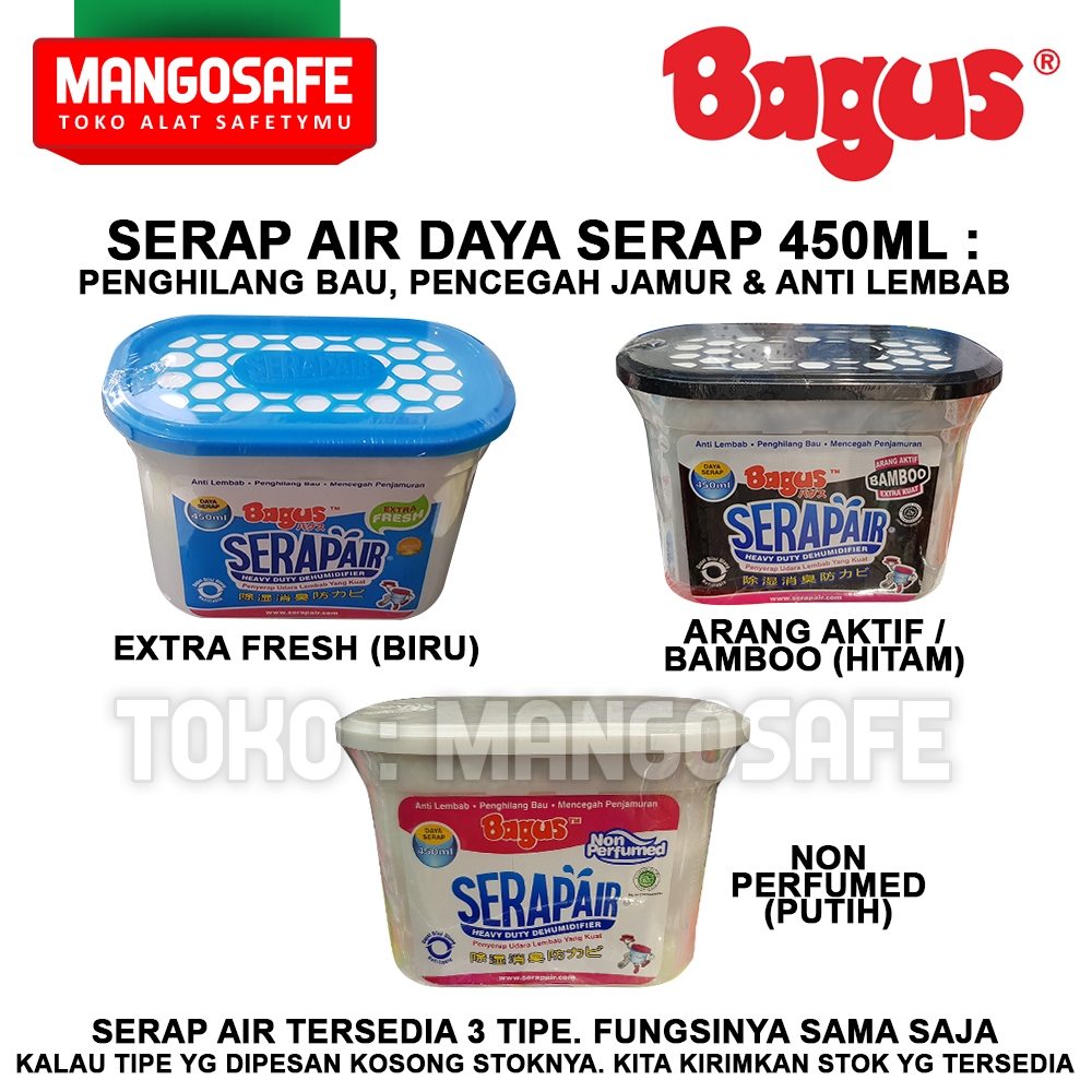 Jual BAGUS Serap Air Extra Fresh Non Perfumed Bamboo Arang Aktif 700 ml ...