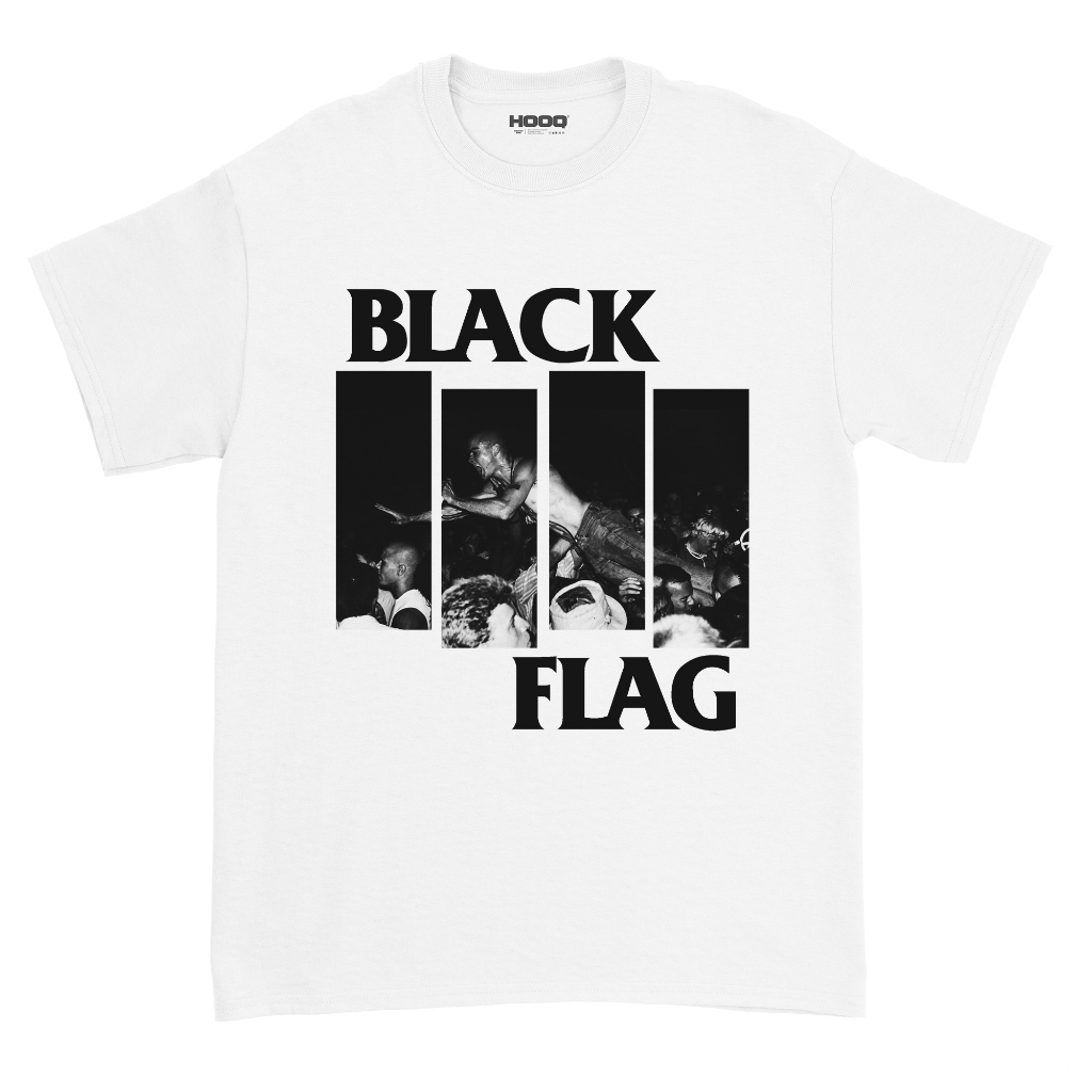 Jual ( COD ) KAOS BAND BLACK FLAG - LIVE TOUR MERCH / UNISEX / BAJU ...