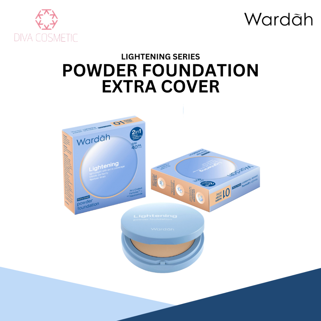Jual DIVA - Wardah Lightening Powder Foundation Extra Cover 10 g ...