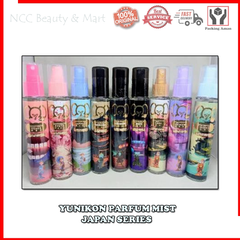 Jual * NCC * Yunikon Parfum Hair And Body Mist Fine Fragance Japan ...