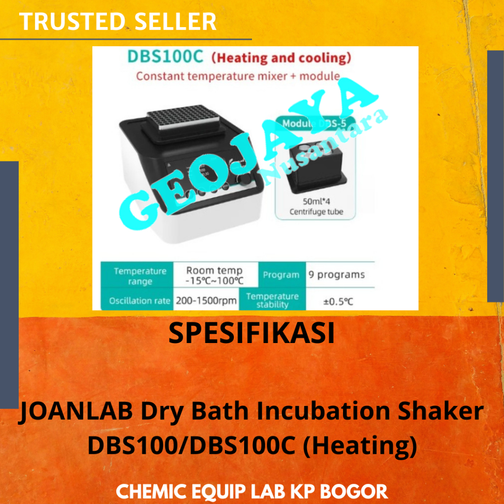 Jual Inkubator Mandi Kering - JOANLAB Dry Bath Incubation Shaker DBS100/DBS100C (Heating ...