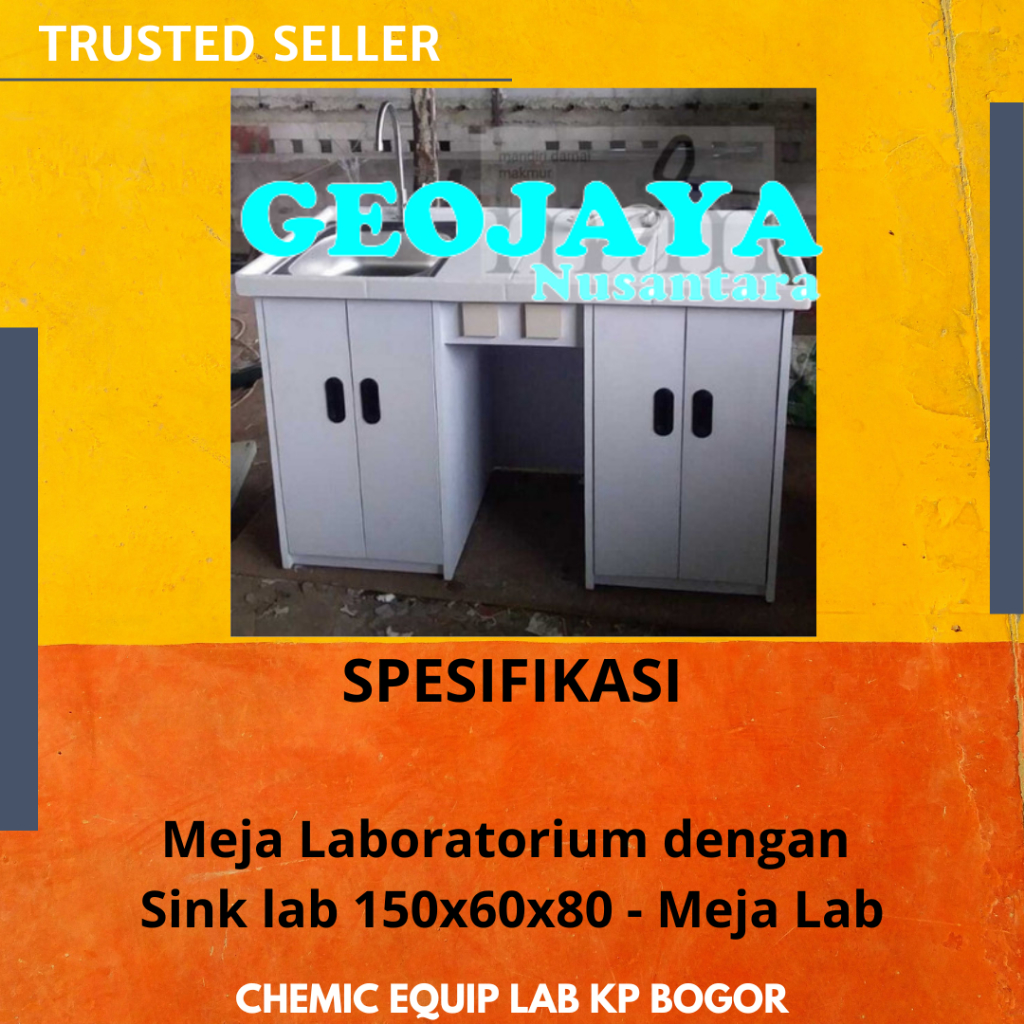 Jual Meja Laboratorium dengan Sink lab 150x60x80 - Meja Lab | Shopee ...