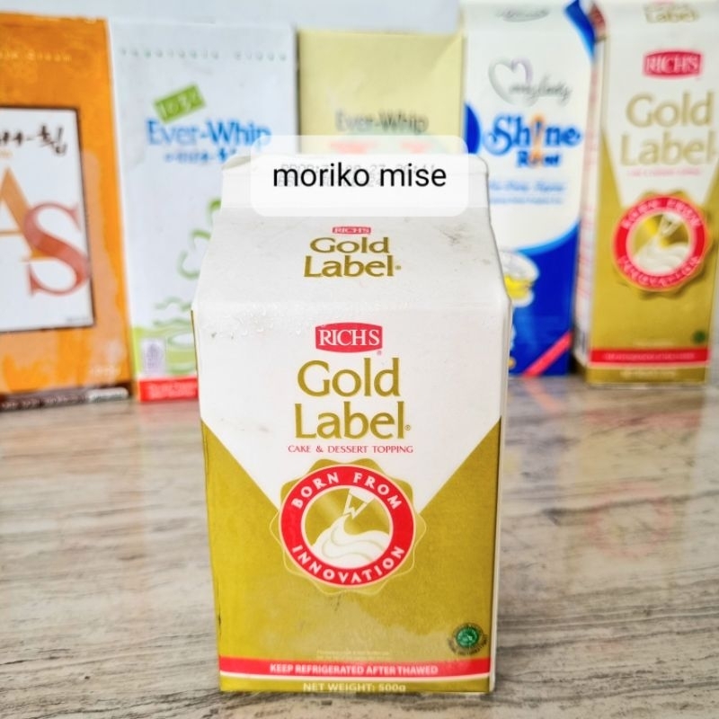 Jual [ NON DAIRY WHIPPING CREAM ] VIVO topping ACE / RICH'S gold label ...