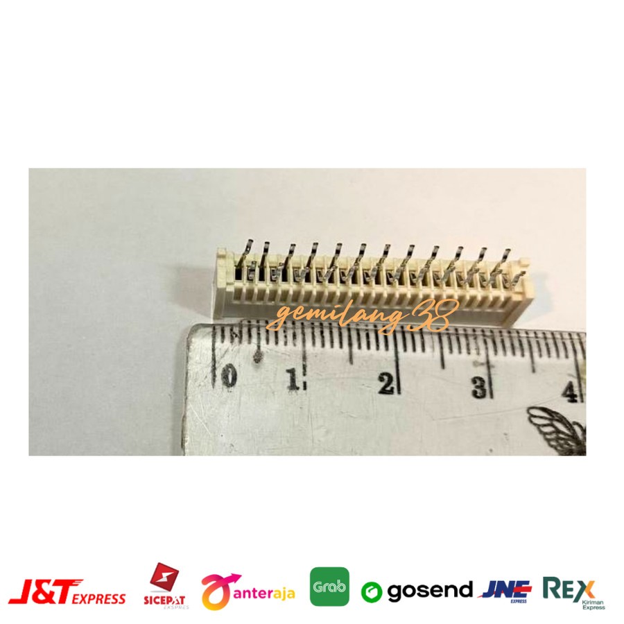 Jual Soket Konektor 24 pin KSR 1.25 mm Socket Kabel Flexible FFC FPC 24 ...