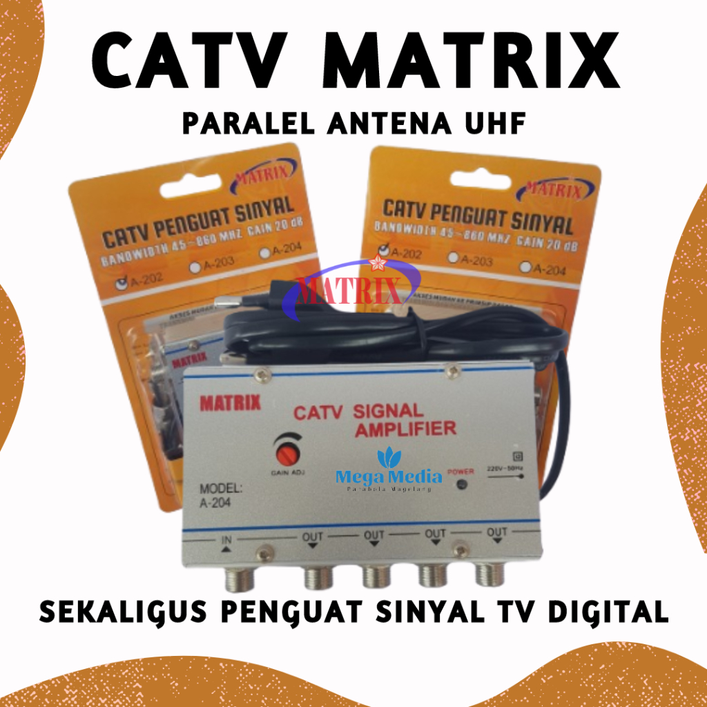 Jual CATV MATRIX/CA TV MATRIX/ BOOSTER MATRIX/ BOOSTER TV DIGITAL/ PARALEL SINYAL DIGITAL ...