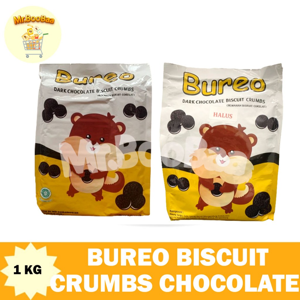 Jual Bureo Bubuk Biskuit Coklat Kasar & Halus | 1 Kg | Bureo Biscuit ...