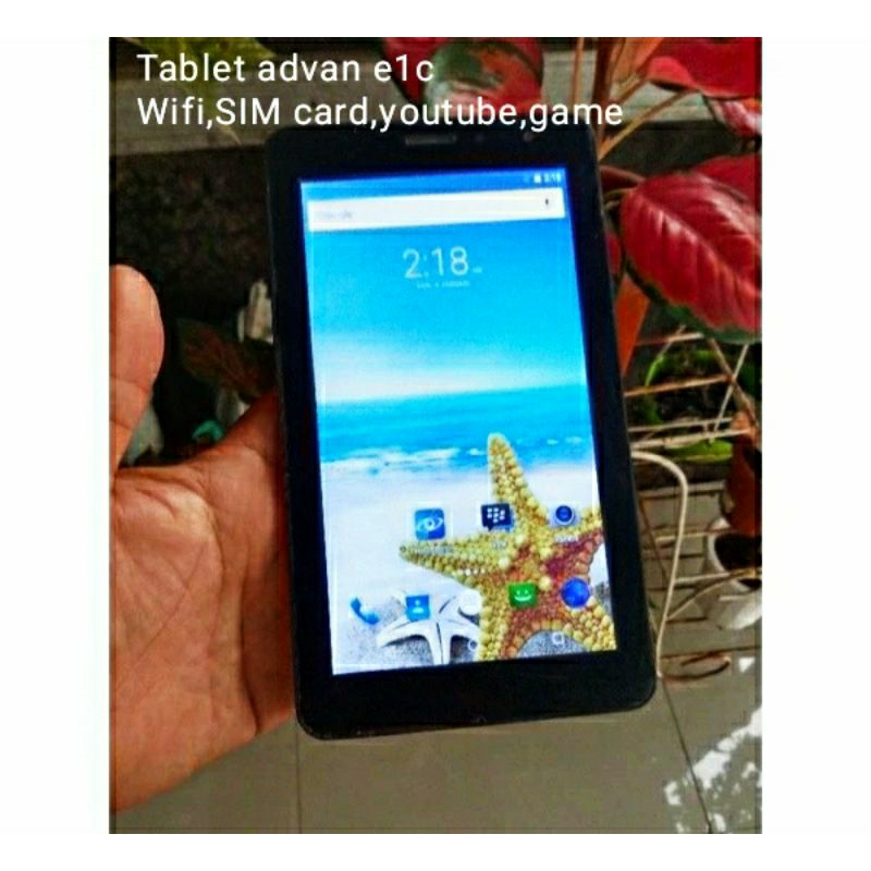 Jual Tablet advan e1c wifi/kartu 2 android second/bekas normal original ...