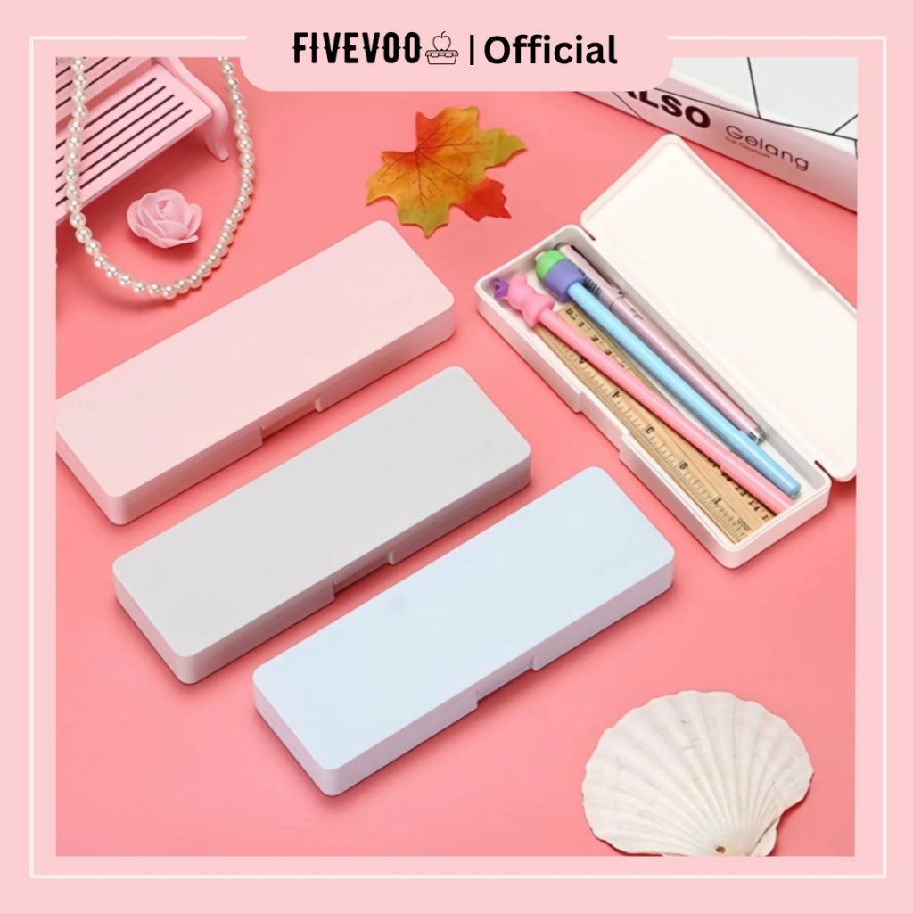 Jual FIVEVOO Tempat Pensil/ Kotak Pensil Gambar/ Minimalis Pencil ...