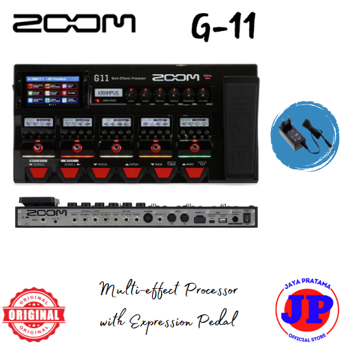 Jual Zoom G11 Multi-Effect Guitar Processor Original Efek Pedal Gitar G ...