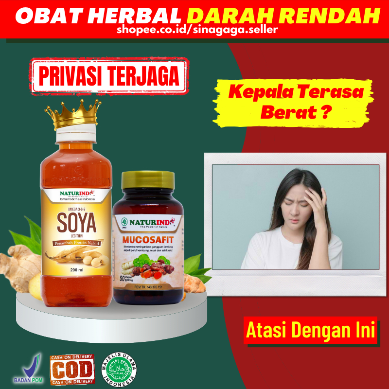 Jual Obat Herbal Tensi Tekanan Darah Rendah Hipotensi Hypotensi Sakit ...