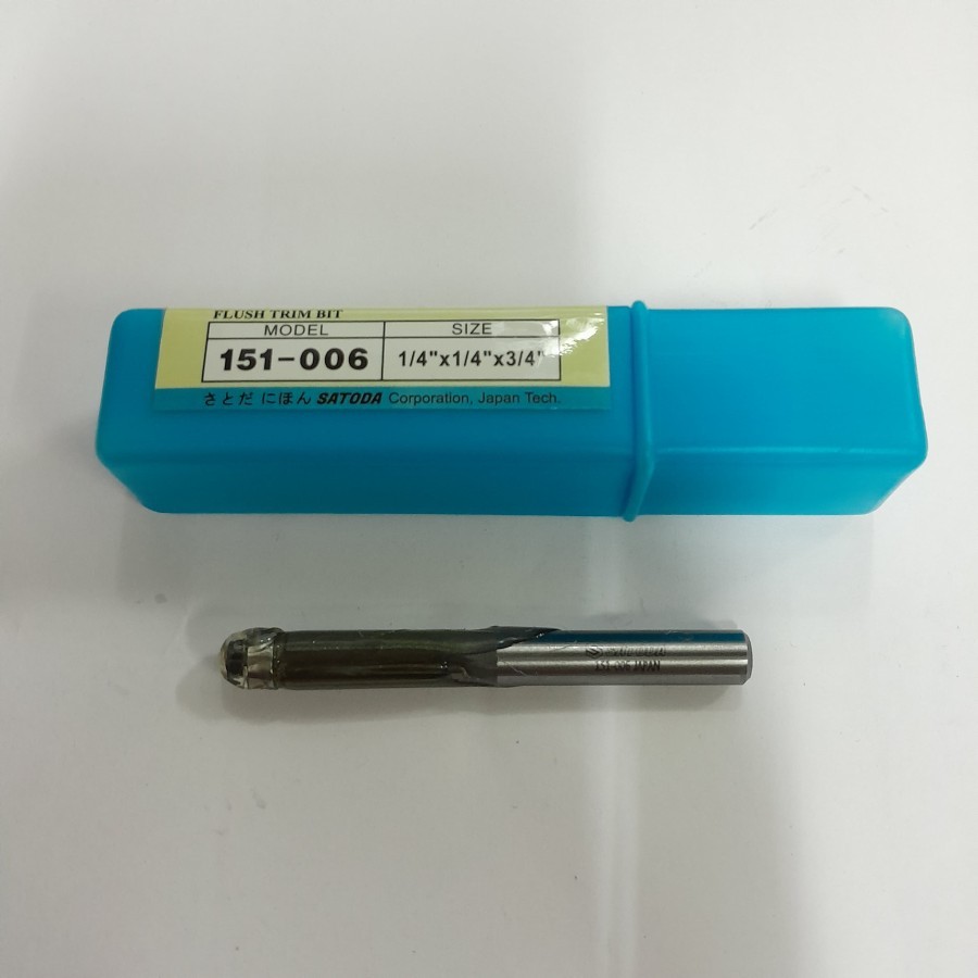 Jual SATODA 151-006 Mata Router/Profil Flush Bit 6mm 6 mm (u/Meratakan ...