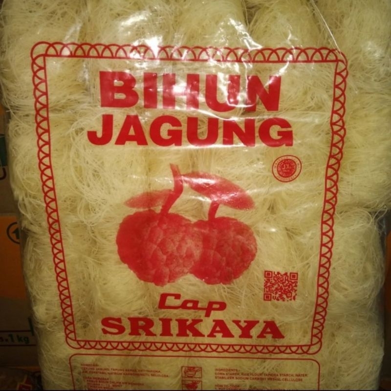 Jual Bihun Jagung Cap Srikaya 1 Bal Ball / 1 Bungkus berat bersih 2,3 kg | Shopee Indonesia