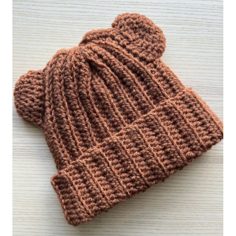 Jual HANDMADE BEAR EAR BEANIE HAT/BEAR HAT/TOPI KELINCI LUCU/TOPI ...