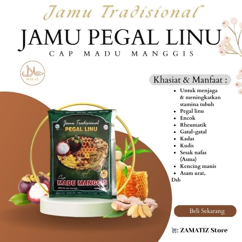 Jual JAMU TRADISIONAL PEGAL LINU CAP MADU MANGGIS (12 PCS) | Shopee ...