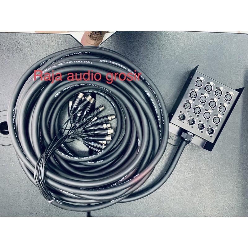 Jual snake kabel 16 channel . snake 12 input 4 output 30 meter . snake ...
