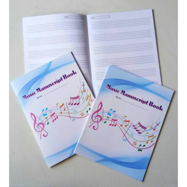 Jual Buku Tulis Musik Garis Paranada / Manuscript book / Buku garis ...