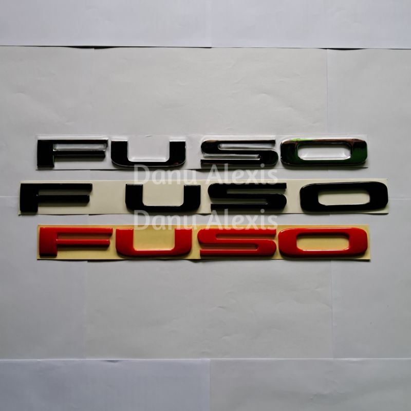 Jual Emblem Fuso Canter / Logo Fuso Canter / Emblem Tulisan Fuso ...