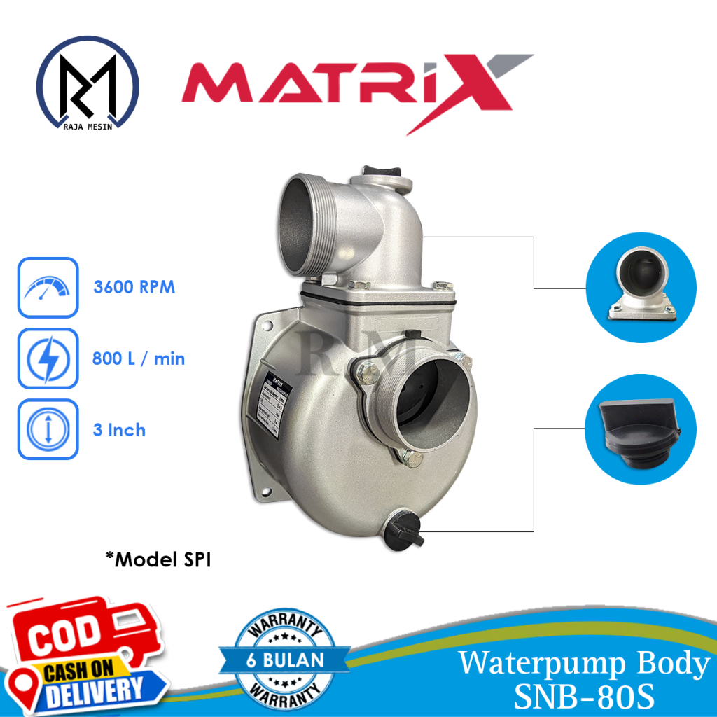 Jual Pompa Air / Water Pump Body Matrix SNB-50S 2"& SNB-80S 3" | Shopee Indonesia