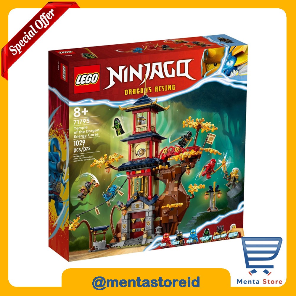 Jual LEGO Ninjago 71795 Temple of the Dragon Energy Cores | Shopee ...
