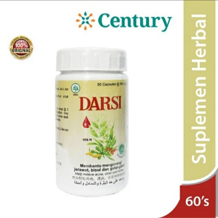 Jual Darsi Kapsul 60 Kapsul @550mg | Shopee Indonesia