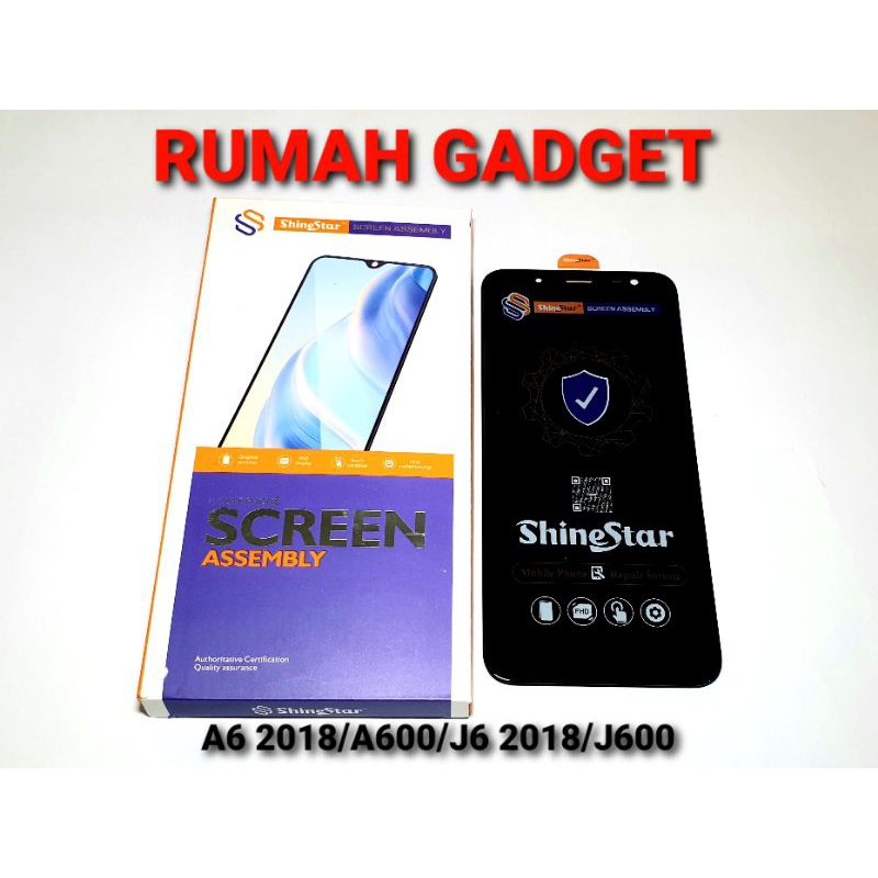 Jual LCD SAMSUNG A6 2018/A600 SAMSUNG J6 2018/J600 SHINE STAR FULLSET TOUCHSCREEN | Shopee Indonesia