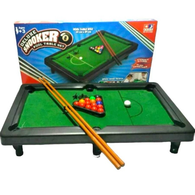 Jual (BISA COD) Mainan billiard game JUMBO BESAR deluxe snooker pool ...