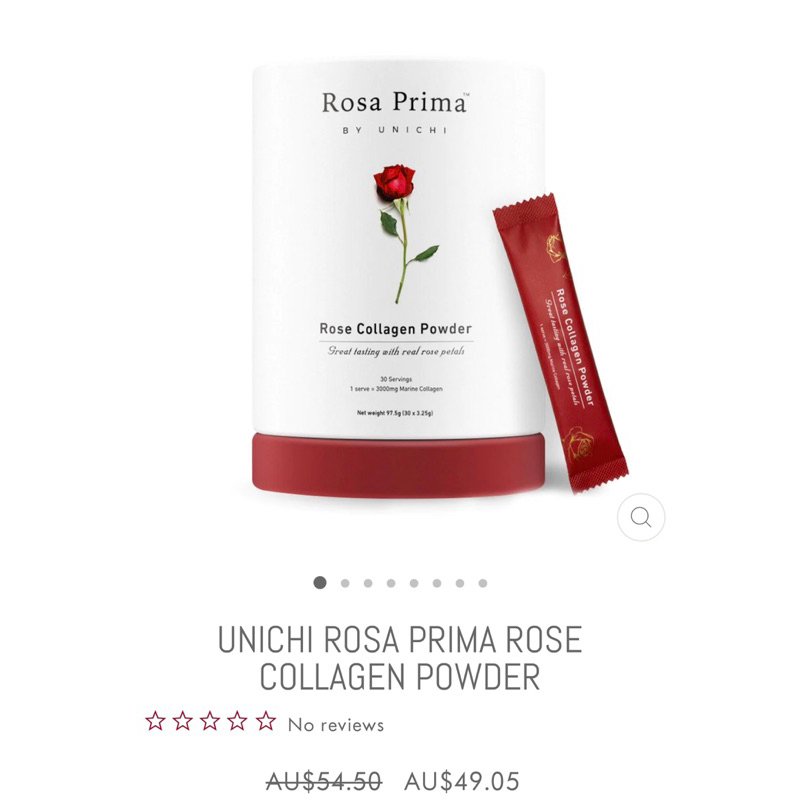 Jual UNICHI ROSA PRIMA ROSE COLLAGEN POWDER | Shopee Indonesia