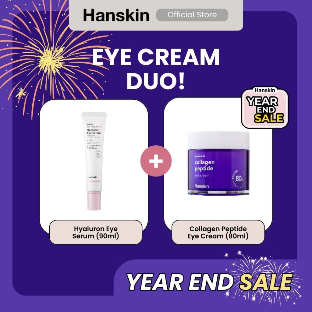 Jual HANSKIN Eye Cream Duo Package : Collagen Peptide Eye Cream 80 ml ...