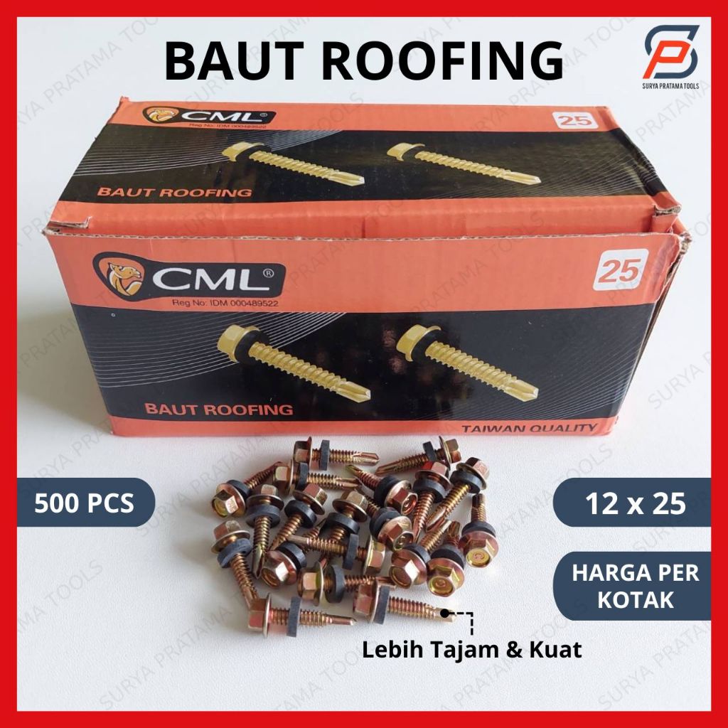 Jual [500 PCS] Baut Roofing Camel 12x25 Per Kotak Baut Rangka Baja ...
