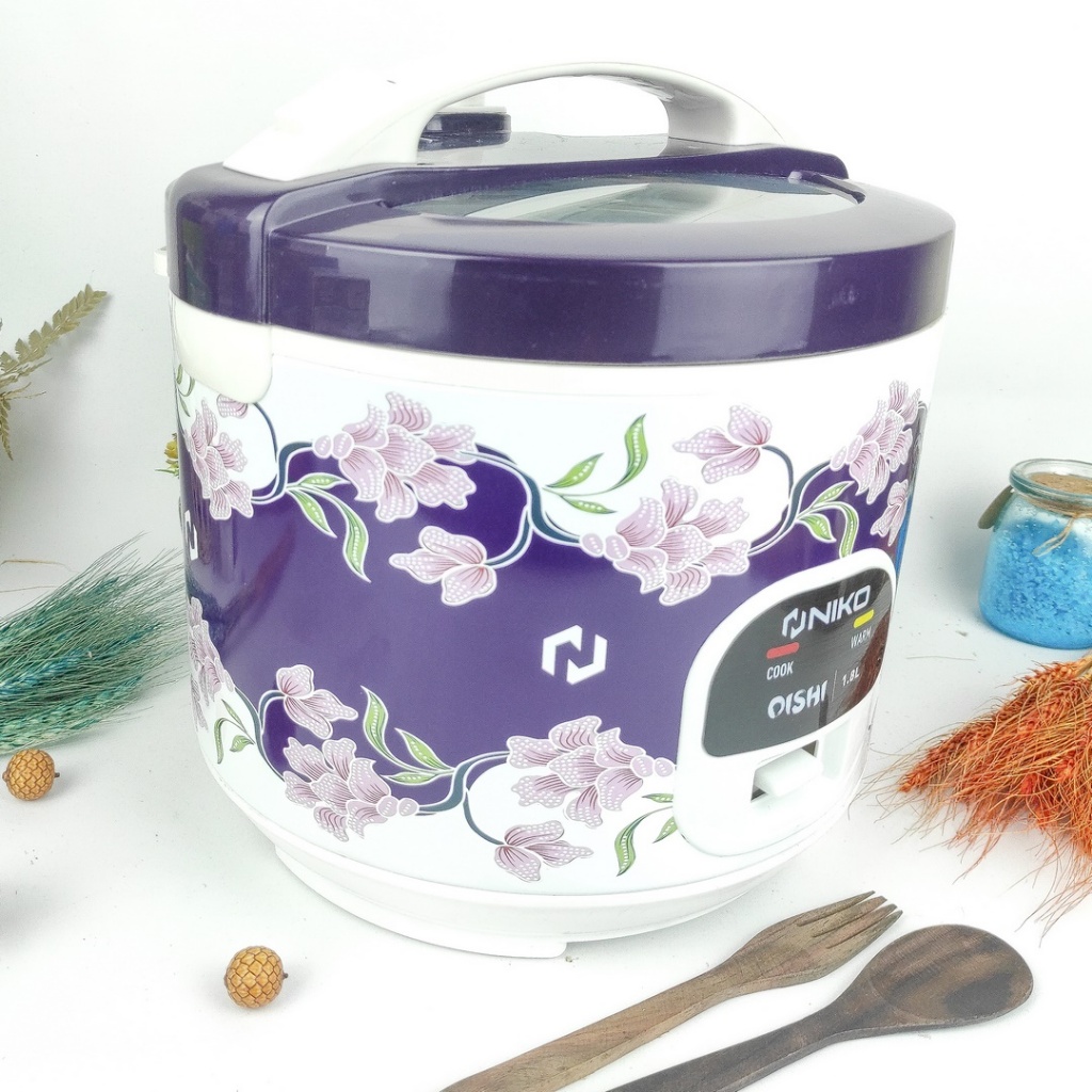 Jual Magic Com Rice Cooker Oishi Batik 1.8L Glass - Tutup Kaca ...