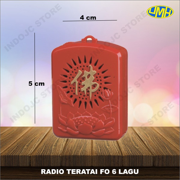 Jual Radio Sembahyang BUDHA TERATAI FO 6 Lagu DA BEI CHOU TU2T | Shopee ...