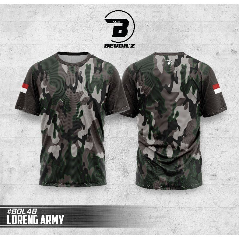Jual Kaos jersey series army/jersey olahraga/kaos ori beudilz apparel ...
