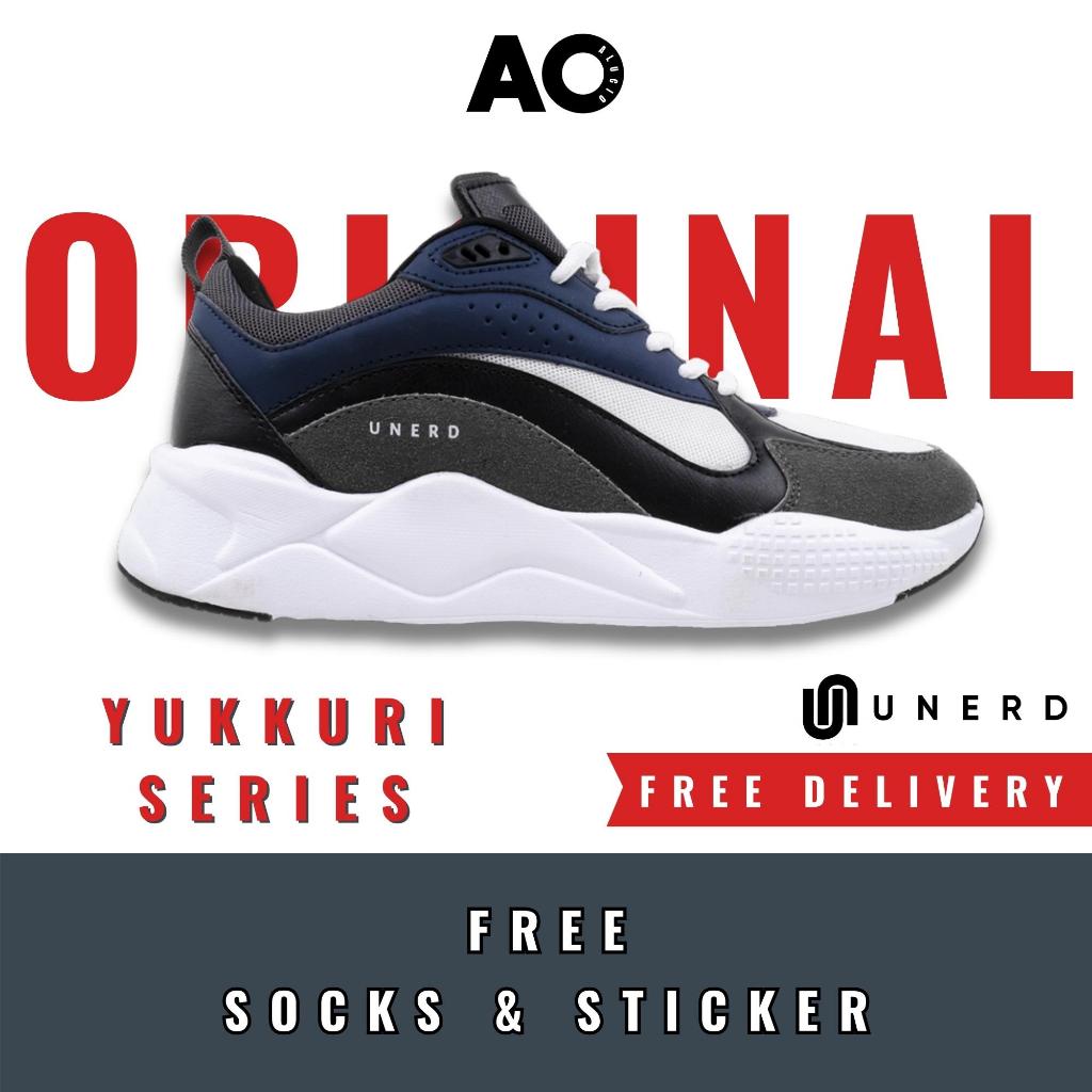 Jual Sepatu Unerd Yukkuri Navy Blue Sepatu Sneakers Casual Sport Sepatu ...