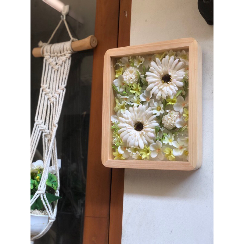 Jual Flower Box Flower Frame Bingkai Bunga Hiasan dinding / Hiasan Meja ...