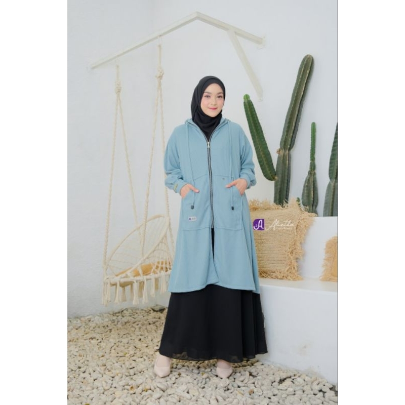 Jual FATHIYAH OUTER MUSLIMAH ORI ALIETHA JACKET WANITA TERBARU VIRAL ...